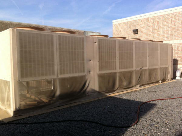 HVAC Chiller Screens - Mosquito Curtains