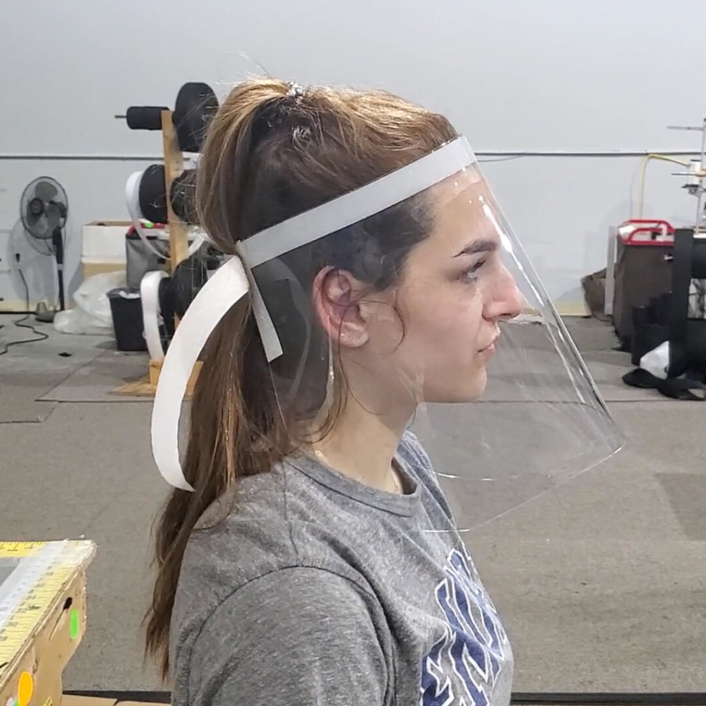 Clear Vinyl Plastic Face Shield - Mosquito Curtains