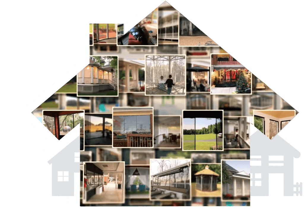 Screen Patio Enclosures, Clear Vinyl Winter Panels & Mosquito Netting