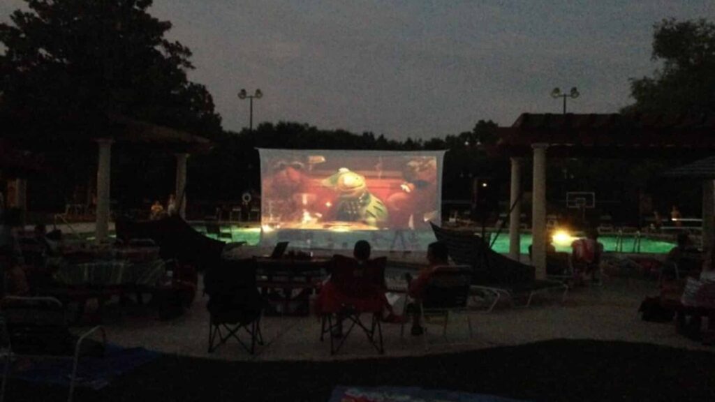 Outdoor Projection Screens - Mosquito Curtains