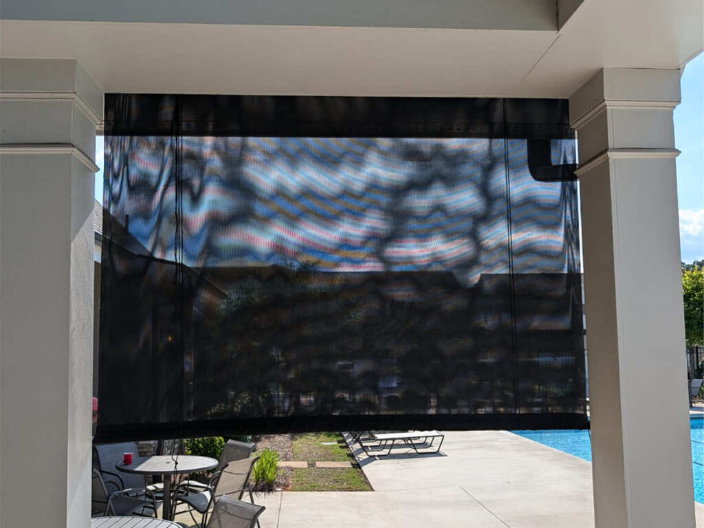 Roll Up Shade Screens - Mosquito Curtains