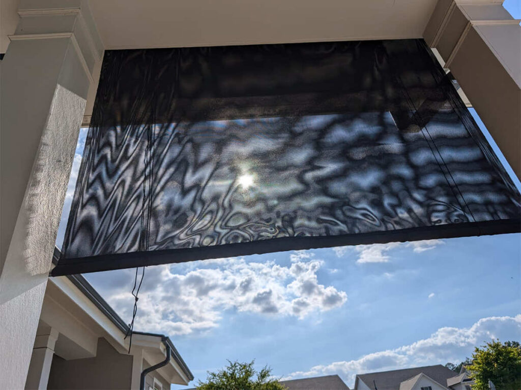 Roll Up Shade Screens - Mosquito Curtains